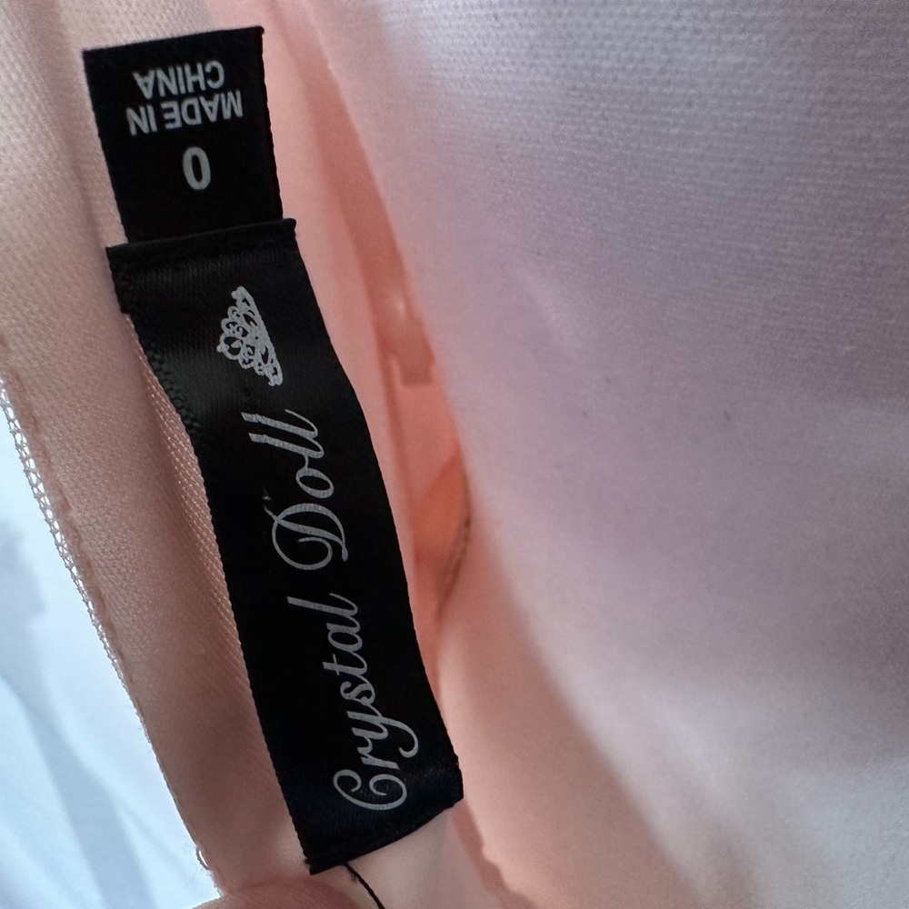 Crystal Doll Prom/Dance Dress. Size 0. Beautiful Peac… - Gem